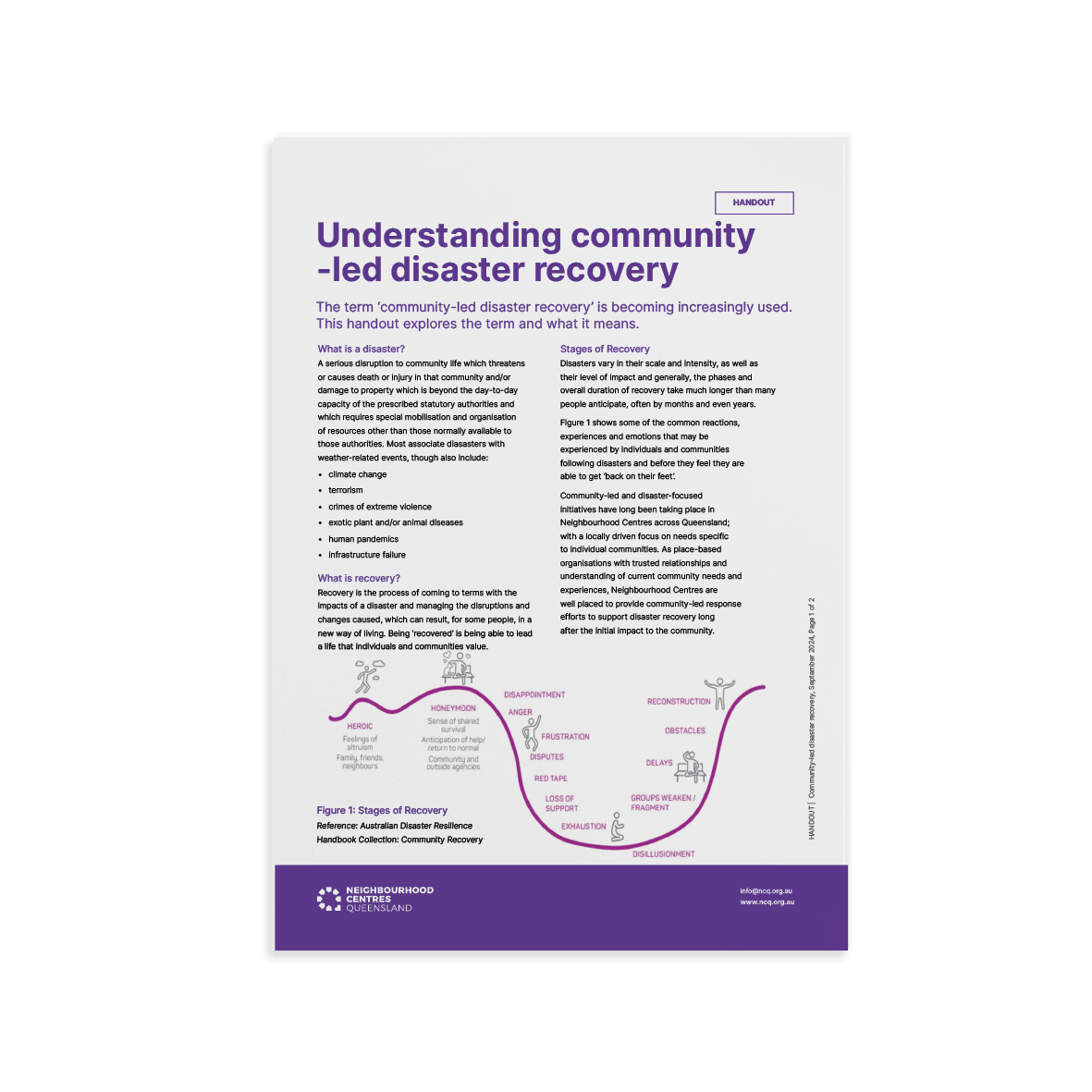 Understanding community-led disaster recovery - Neighbourhood Centres ...