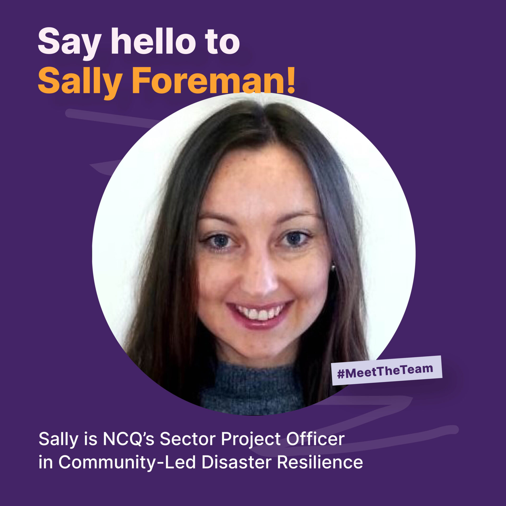 Meet Sally Foreman, NCQ's Sector Project Officer in Community-Led ...
