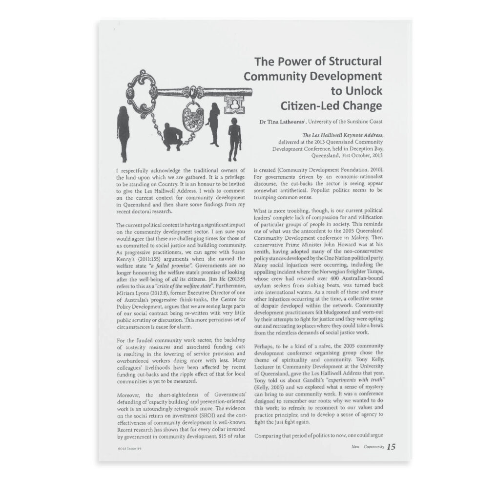 The Power of Structural Community Development to Unlock Citizen-Led ...